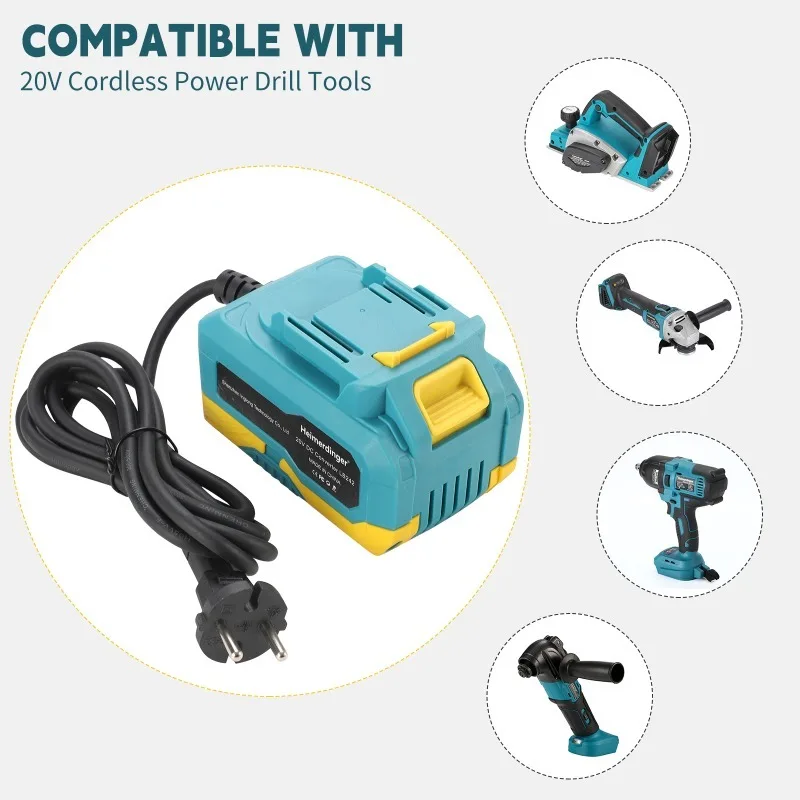Heimerdinger 220V AC to 18V DC converter for 20V Cordless Tools - Smart ...