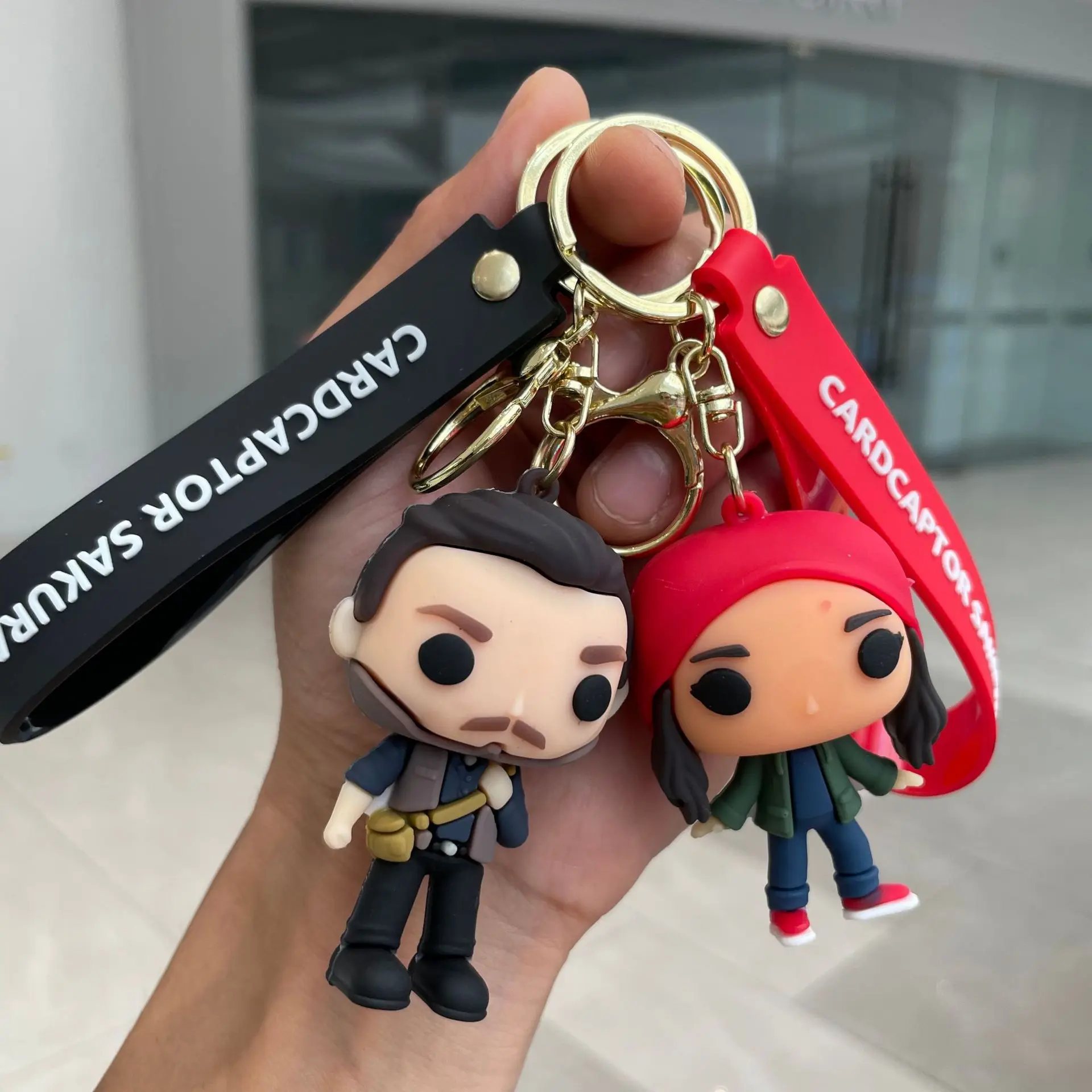 Creative-Film-Jurassic-World-Key-chain-cute-Owen-Clare-Key-Chain-Man ...