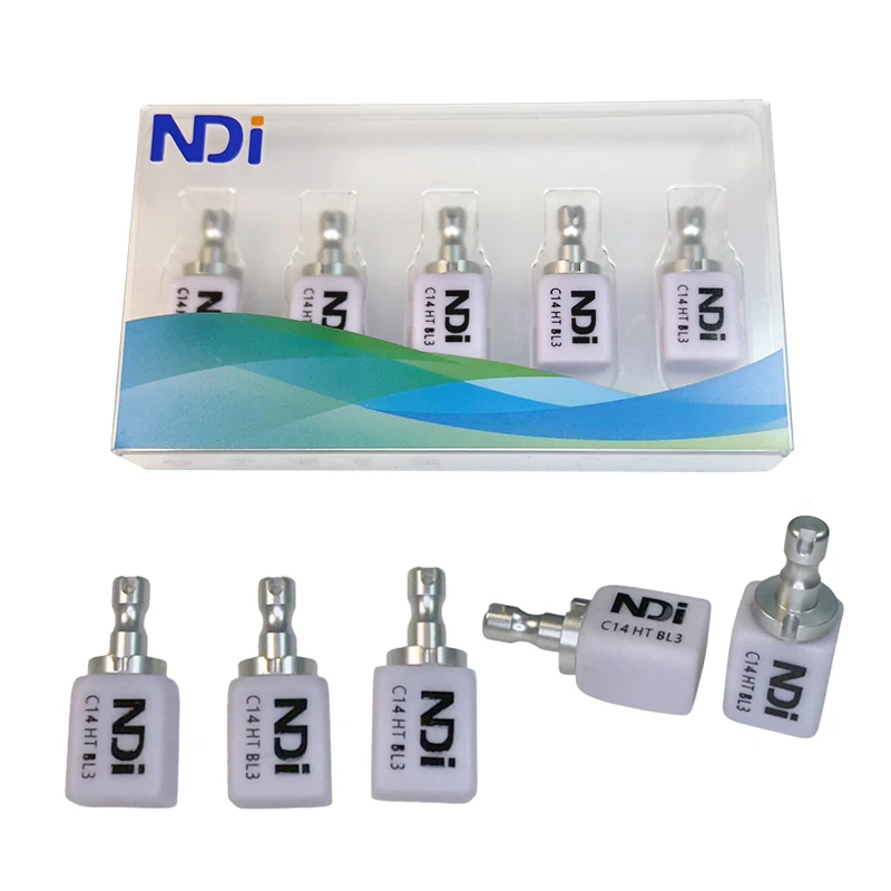 5Pcs-Box-Dental-Lithium-Disilicate-Glass-Ceramic-Blocks-LT-HT-C14-for ...