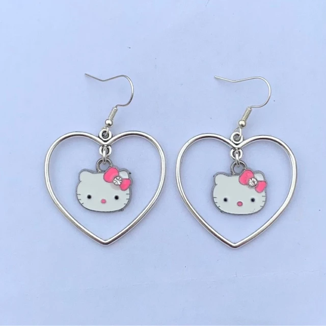 Hello Kitty Hoop Earrings