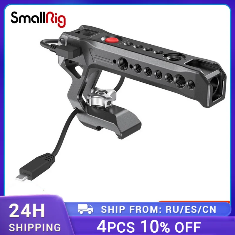 Smallrig Nato Top Handvat Met Record Start/Stop Remote Trigger Voor ...