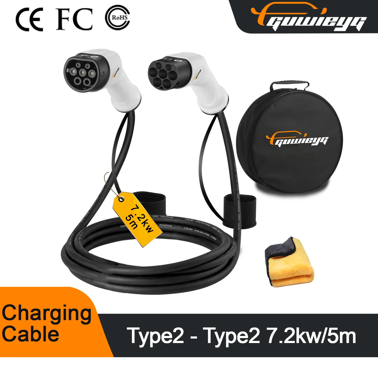 GUWIEYG-EV-Charger-Cable-Type2-Female-Car-to-Male-Plug-IEC62196-2 ...
