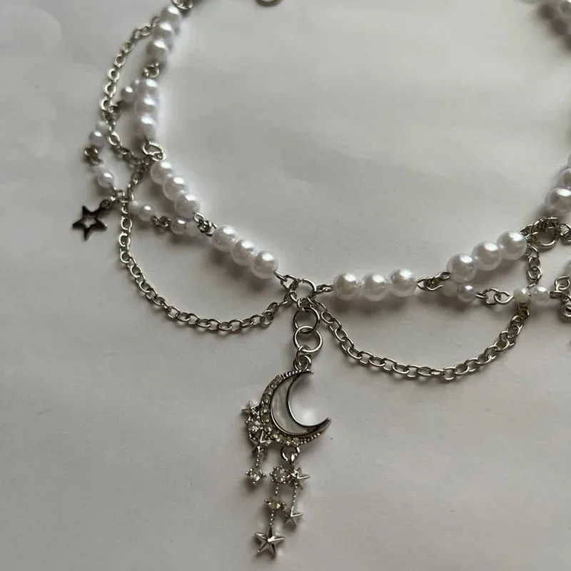 glistening-moonlight-necklace-handmade-beaded-jewelry-y2k-fairycore ...