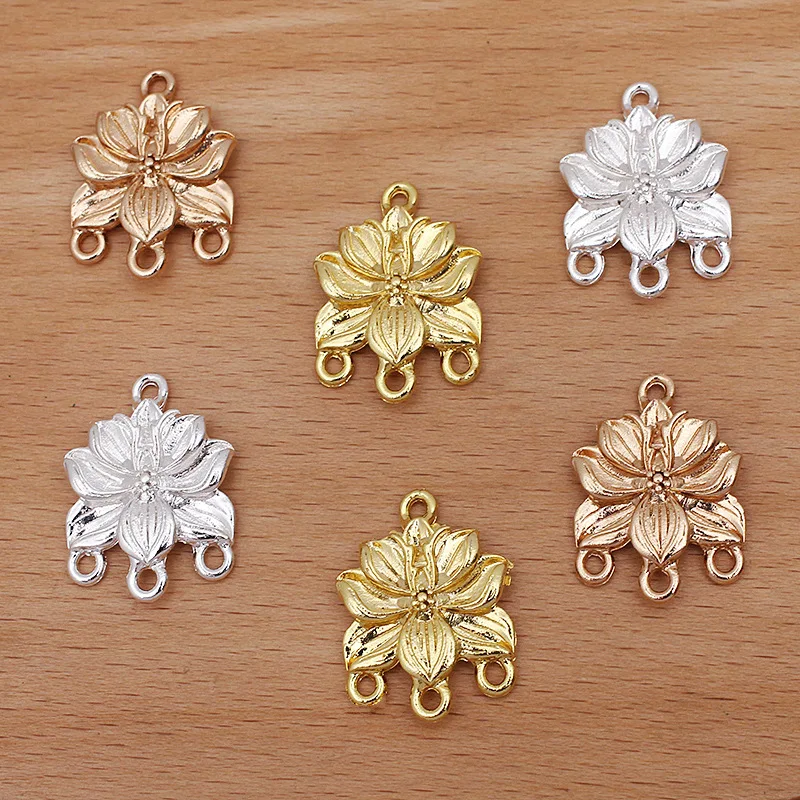 30-PCS-18-26mm-Metal-Alloy-Flowers-Pendant-Connectors-Charms-For-DIY ...