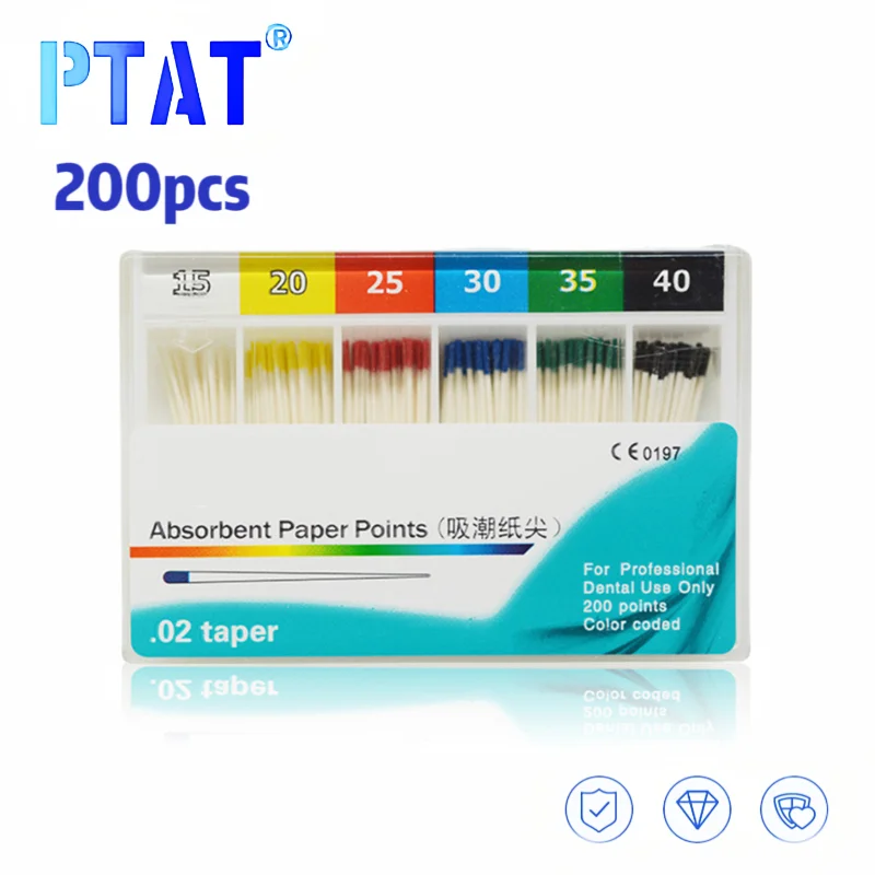 200pcs-pack-Dental-Absorbent-Paper-Points-Root-Cancel-Endodontics ...