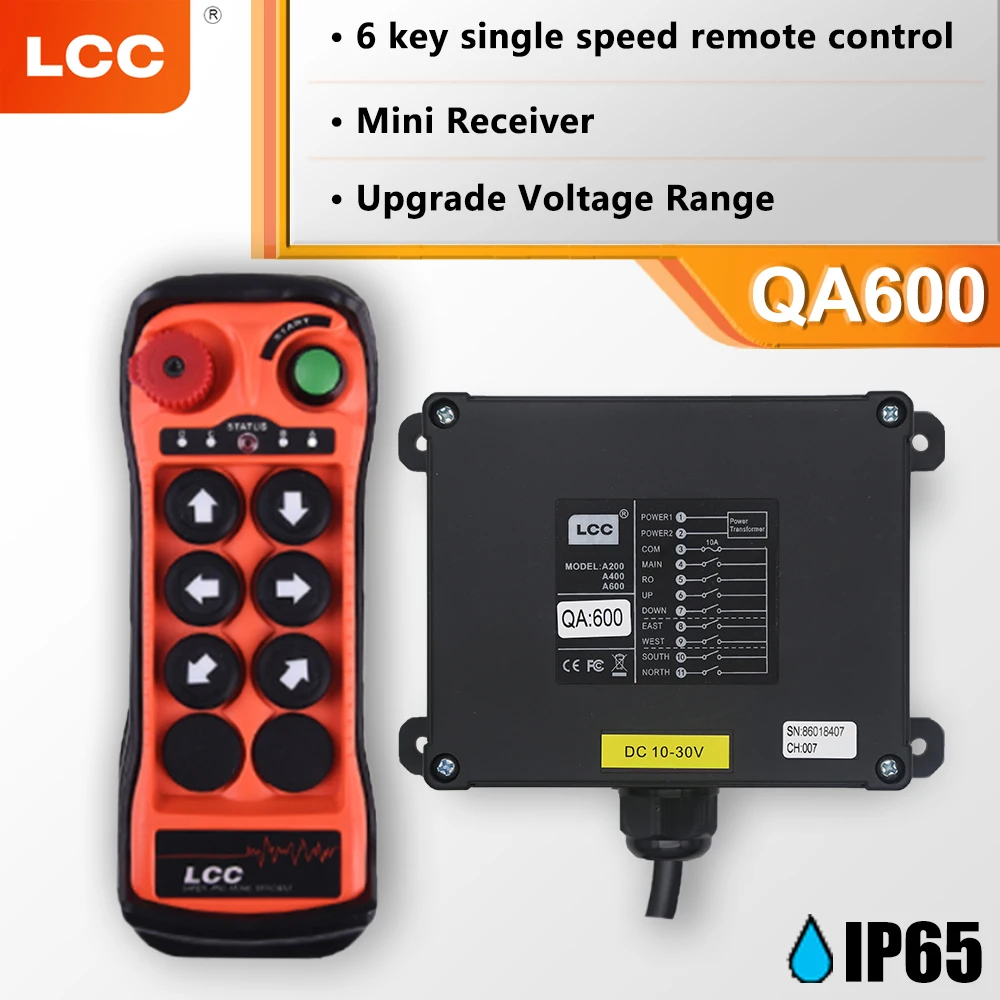 LCC-QA600-6-Buttons-Industrial-Wireless-Radio-Crane-Remote-Control ...