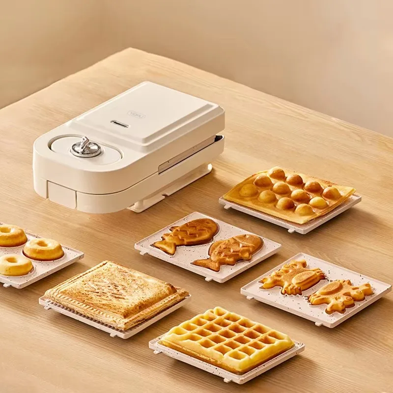 Electric-Sandwich-Maker-Waffle-Machine-Toaster-Baker-Multifunctional ...