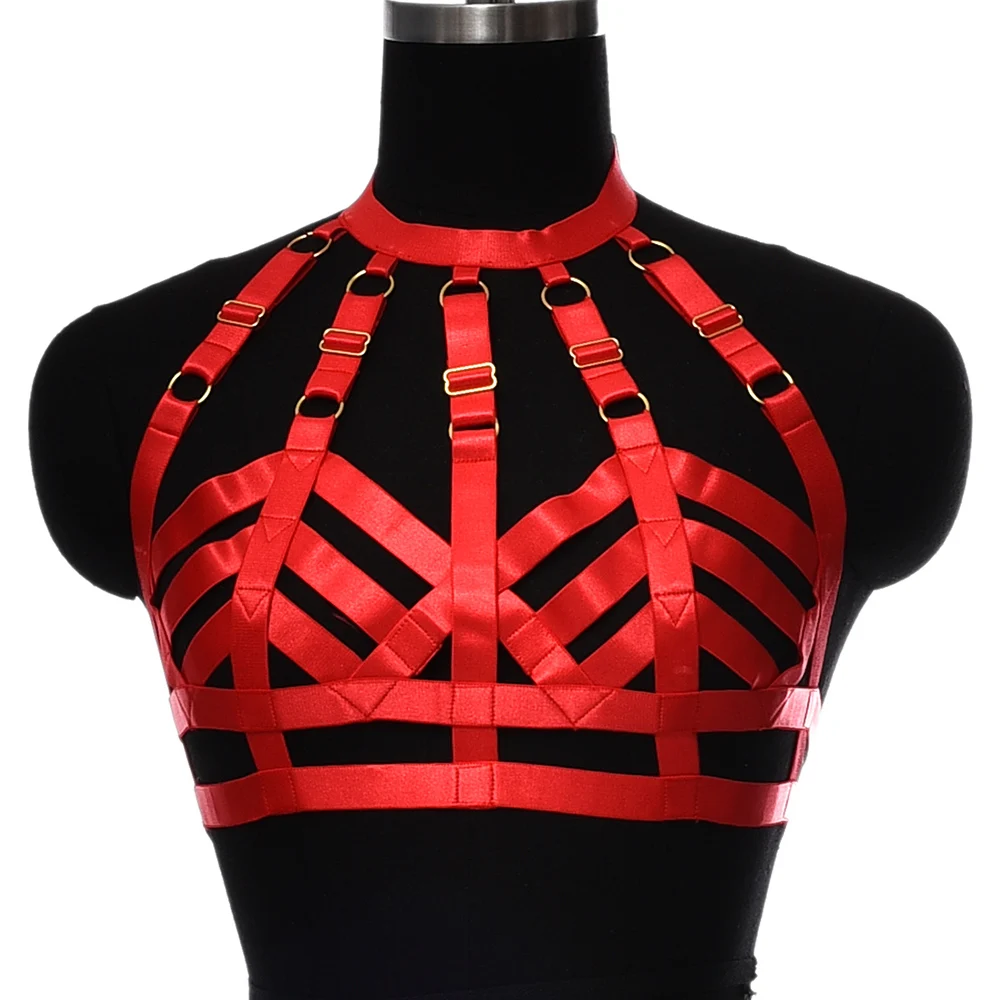 Gothic-Festival-Body-Harness-Rave-Harajuku-Bondage-Cage-Bra-Bralette ...