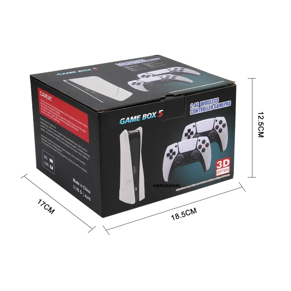 NEW GB5 Video Game Console 64GB/128GB 40000 Free Games HD TV Game Box ...