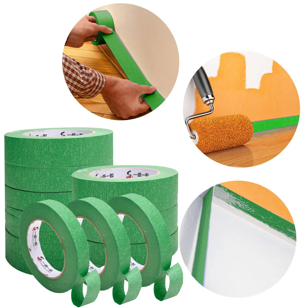 50m-Roll-Multipack-Green-Tape-Painters-Portable-Painting-Masking ...