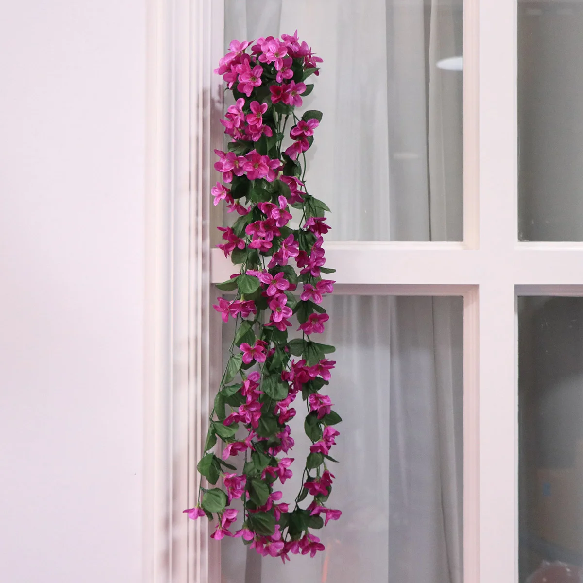 Flowers-Flower-Artificial-Fake-Vine-Hangingviolet-Garland-Silk ...