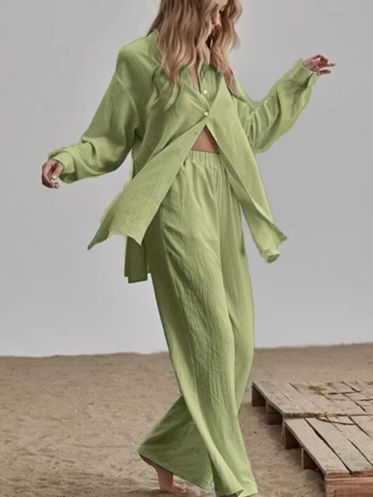 Linen Sets Womens Clothing | Linen Two Piece Set Womens | Women Piece ...