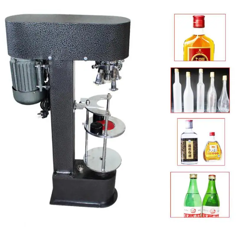 Metal-Lid-Capper-White-Wine-Bottle-Cap-Capping-Machine-Olive-Oil-Whisky ...