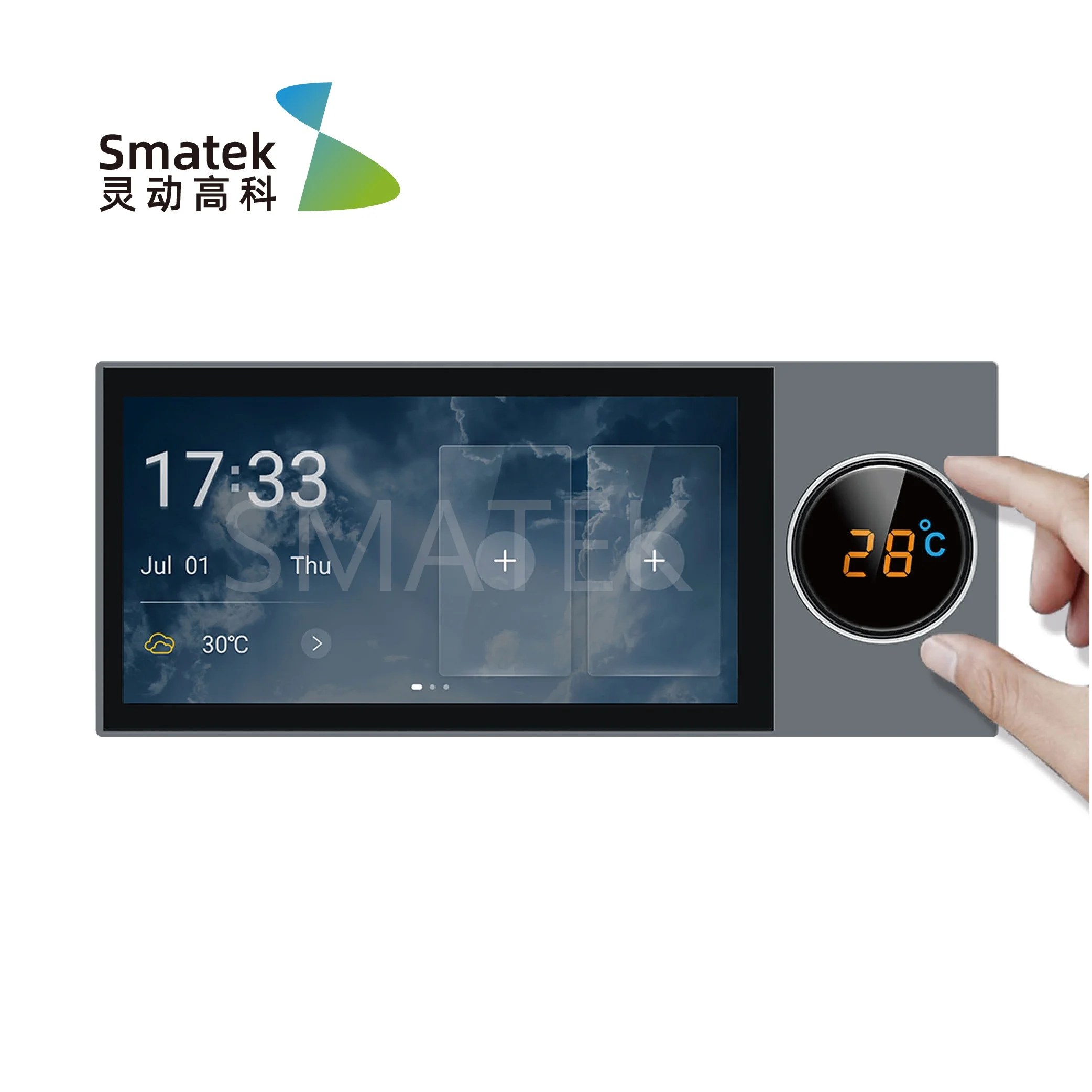 Smatek-Wireless-or-Wired-6-Asian-Smart-Home-Automation-Touch-Panel ...