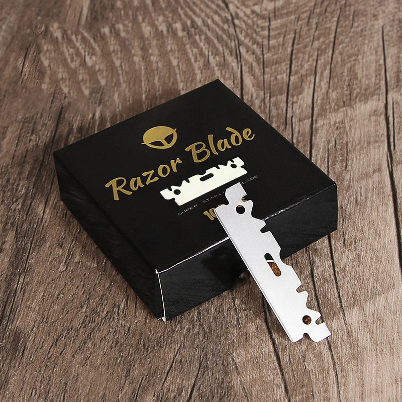 100pcs-single-sided-Razor-Blade-Stainless-Steel-Razor-Blades-Men ...