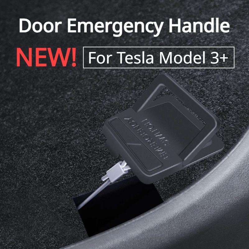 For-Tesla-Model-3-Door-Emergency-Handle-Rear-Door-Physical-Mechanical ...