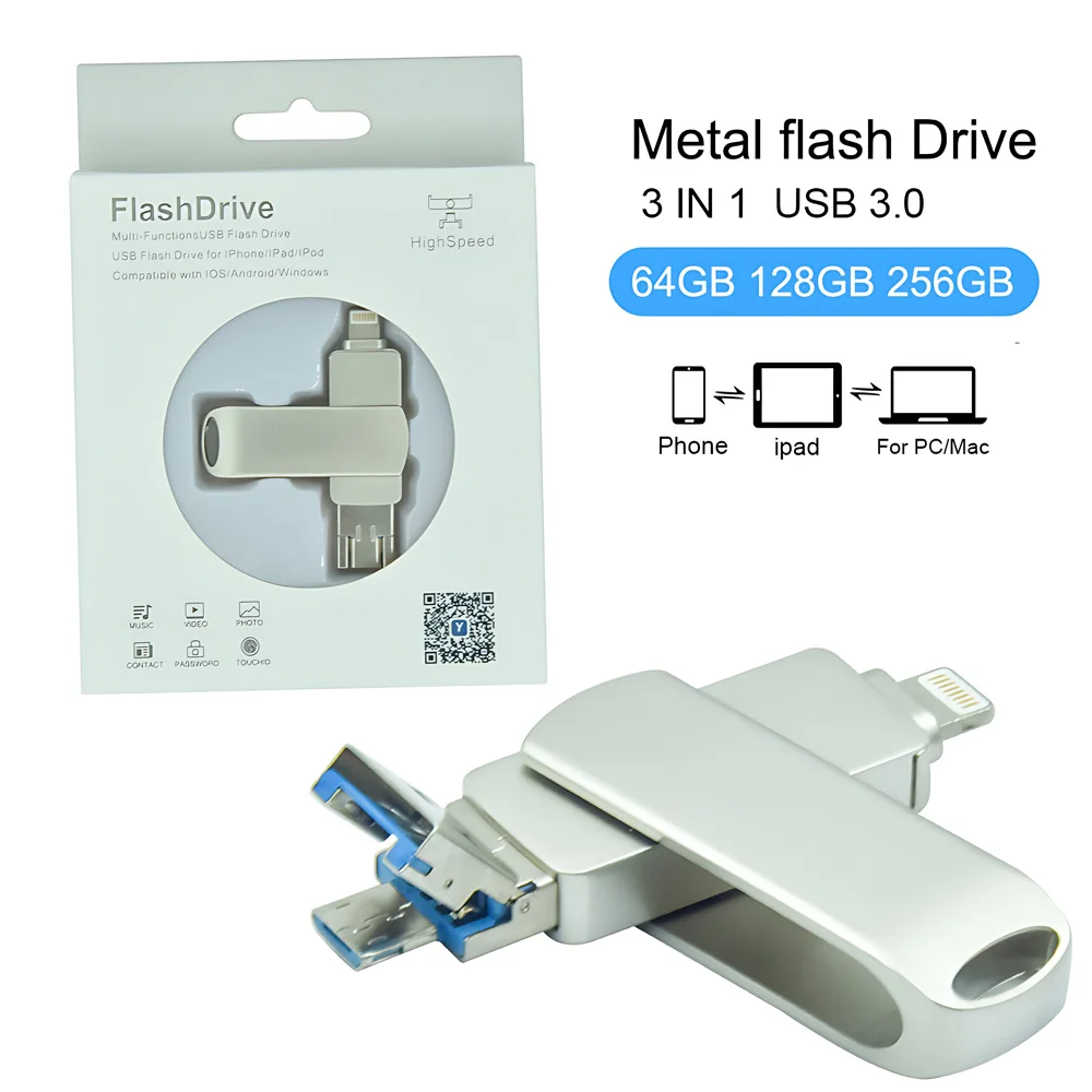 USB-3-0-Flash-Drive-Lightning-64GB-128GB-Drive-Flash-Drive-For-Iphone ...