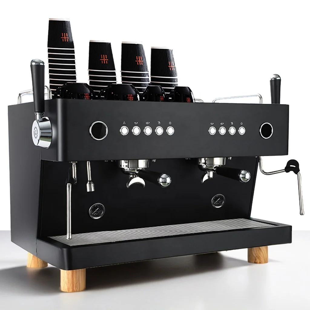 Semi Automatic Smart 2 Group Italian Commercial Espresso Machine ...