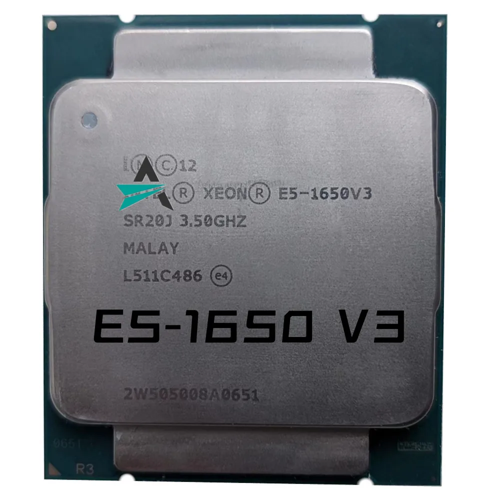 Xeon-E5 1650 Processador V3, 3,5 GHz, 6-Core, 15Mb Cache, LGA2011-3 CPU, E5 1650-V3, Frete Grátis