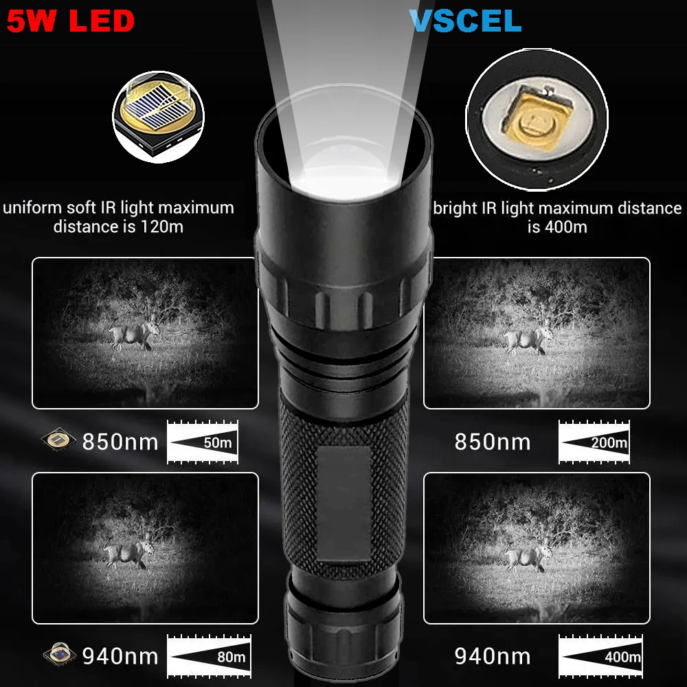 Infrared-complement-7W-VCSEL-850nm-940nm-Zoom-Infrared-Flashlight-with ...