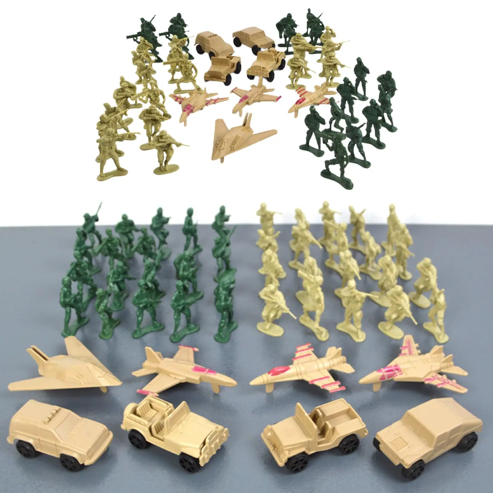 48-Pieces-Assorted-Soldiers-and-Accessories-Toy-Simulation-Realistic ...