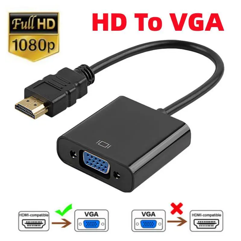 1080P-HDMI-compatible-to-VGA-Adapter-Digital-to-Analog-Converter-Cable ...