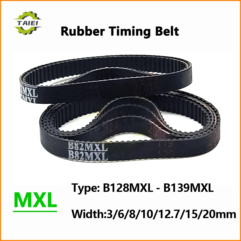 MXL Rubber Synchronous Belt B128 B129 B130 B131 B132 B133 B134 B135 ...