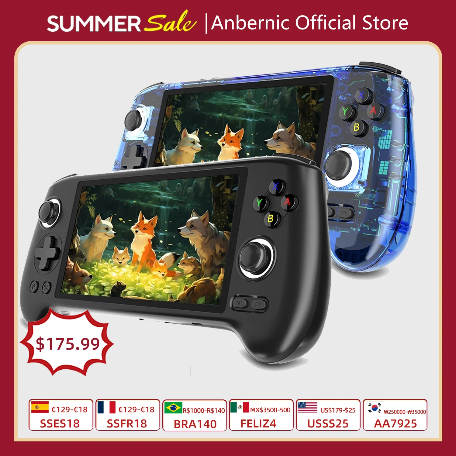 ANBERNIC-RG556-Retro-Handheld-Game-Console-64bit-Android-13-System ...