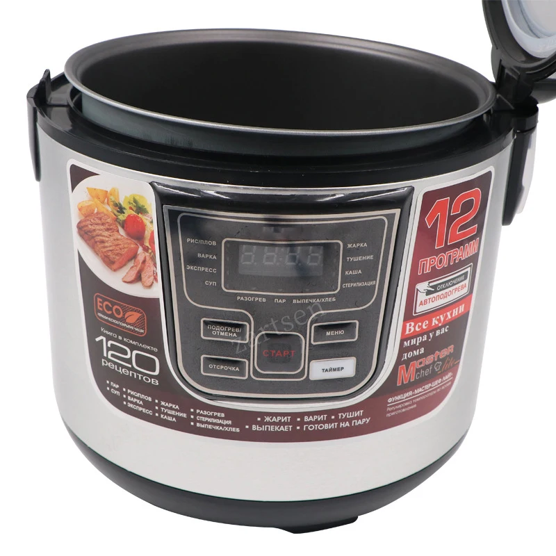 6L Multifunctional Programmable Pressure slow cooking pot non-stick ...