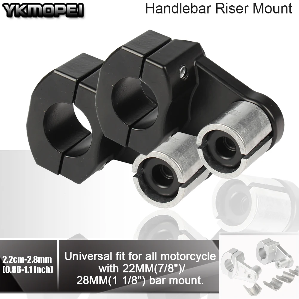22mm-28mm-Motorcycle-Handlebar-Clamps-Riser-For-5-5cm-Height-Bars-Clamp ...