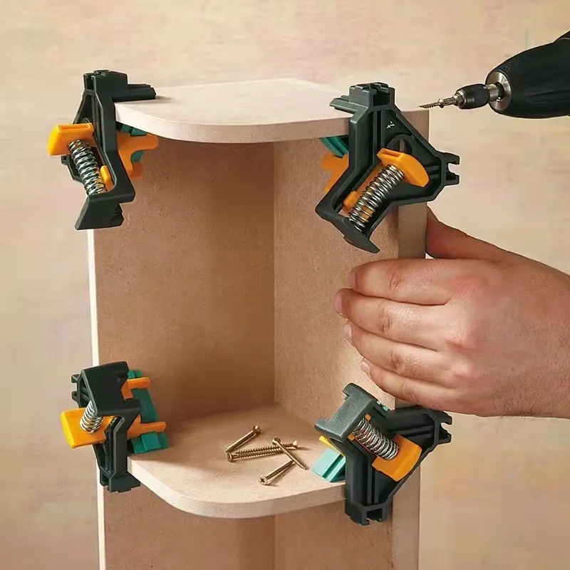 1-4Pcs-Woodworking-Frame-Clamp-90-Degrees-Corner-Clamp-Wood-Angle ...