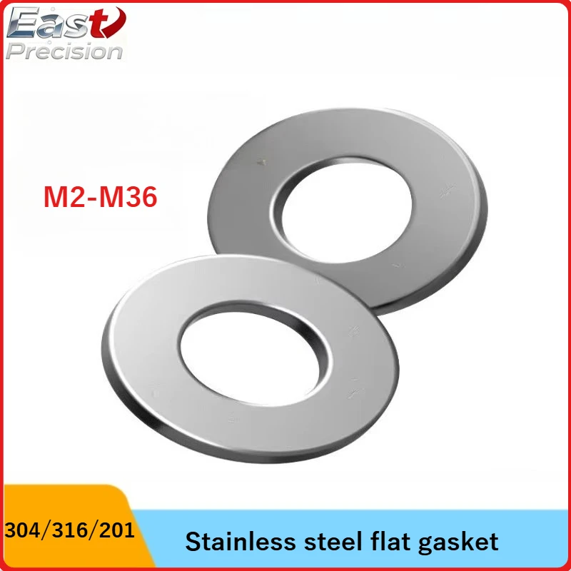 304/316 stainless steel enlarged and thickened flat gasket round screw ...