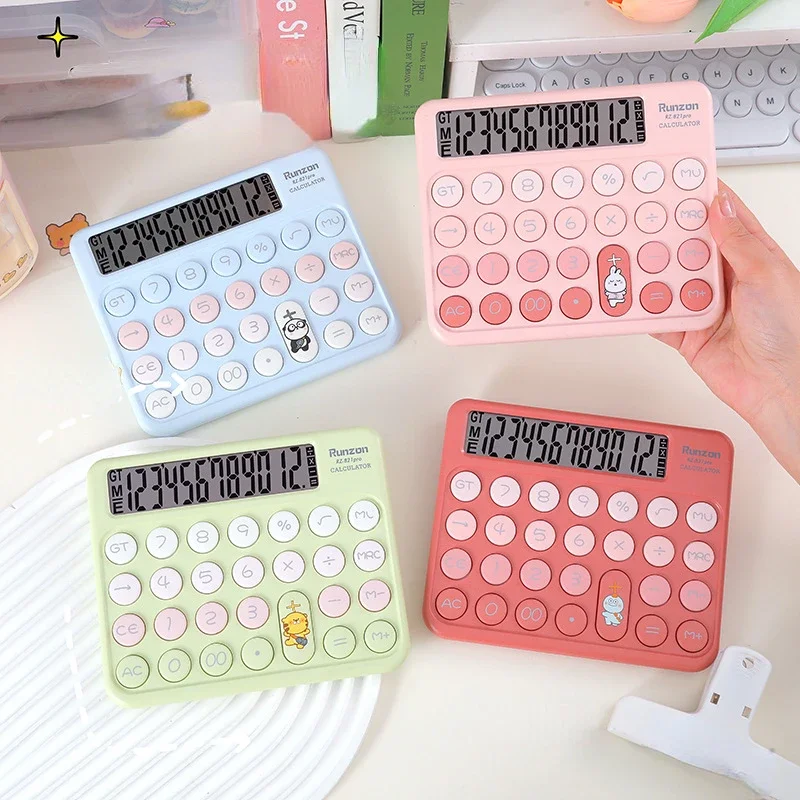 Cute-Big-key-computer-Large-Display-Mechanical-Dot-Keyboard-Back-To ...