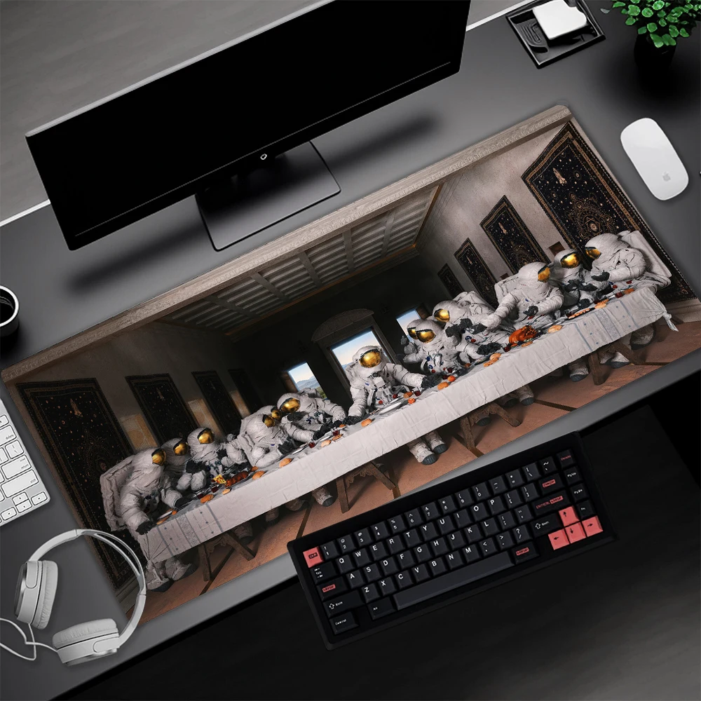 Space-Astronaut-Mouse-Pad-The-Last-Supper-Full-sized-Desk-Pad-1200x600 ...
