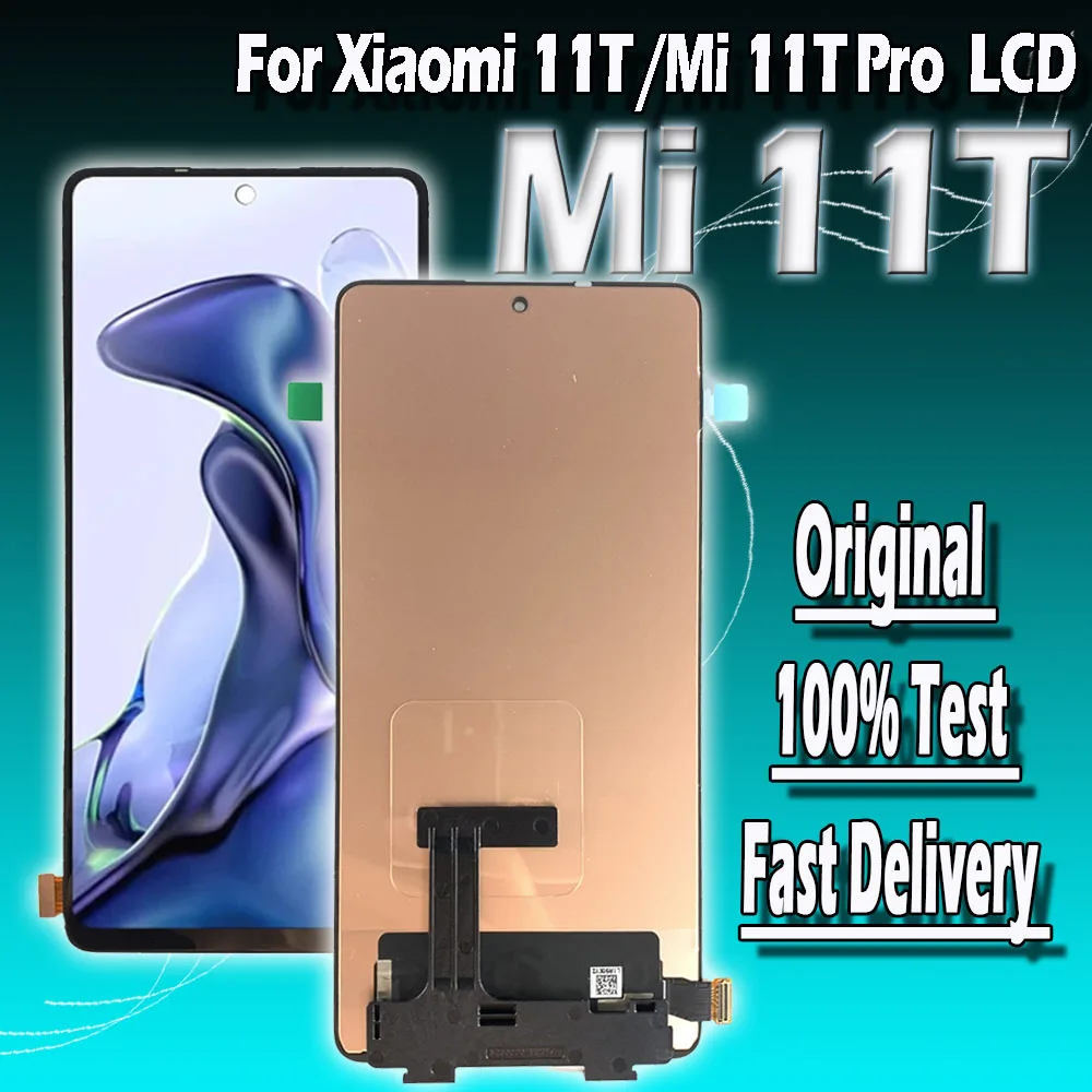 Original Display 6.67" For Xiaomi Mi 11T LCD Display Touch Screen ...