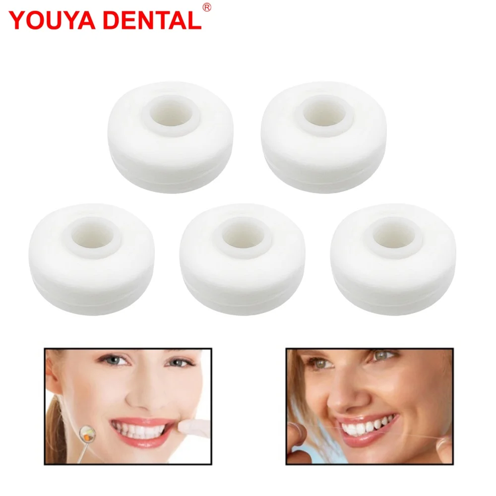 5pcs-Dental-Floss-Threads-50m-Roll-Teeth-Flosser-Spool-Wax-Mint ...