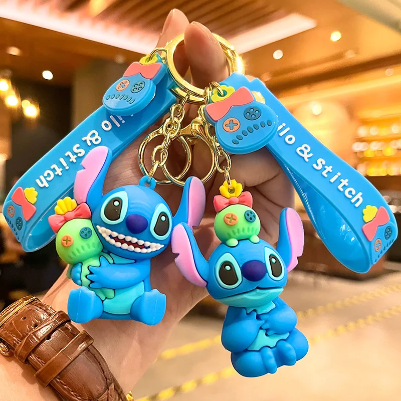 MINISO-Lilo-Stitch-Keychain-Stitch-Action-Figure-Keychains-Pendent ...