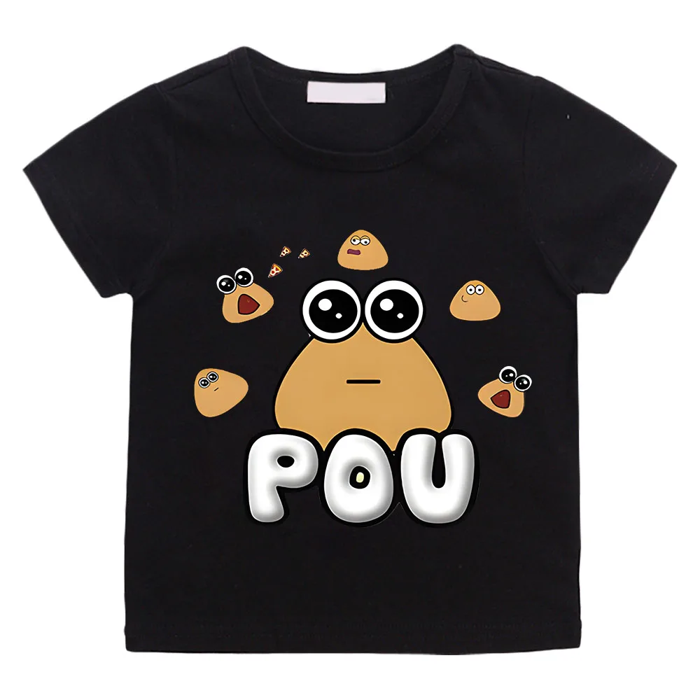 POU-Cute-Print-Anime-T-shirts-Kids-Cartoon-Manga-Tshirt-Kawaii-Comic ...