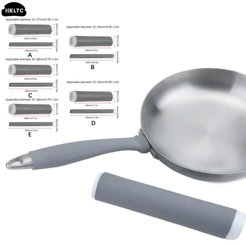 Self-shrink-Handle-Sleeve-Anti-scalding-Pot-Handle-Cover-Holder-High ...