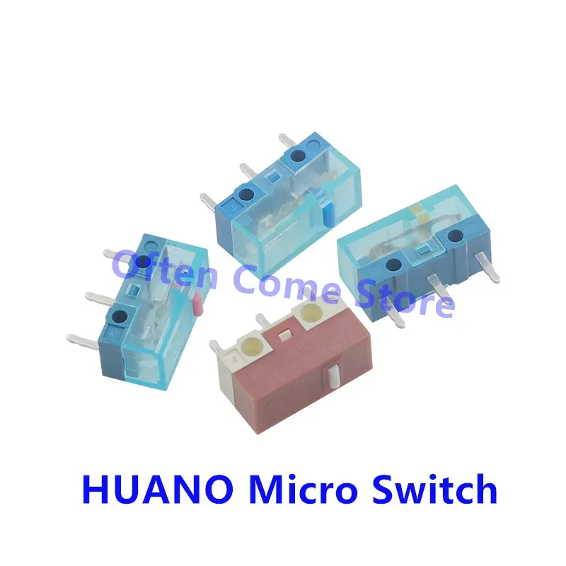 HUANO-New-Mouse-Micro-Switch-Button-Transparent-blue-Shell-Pink-Blue ...