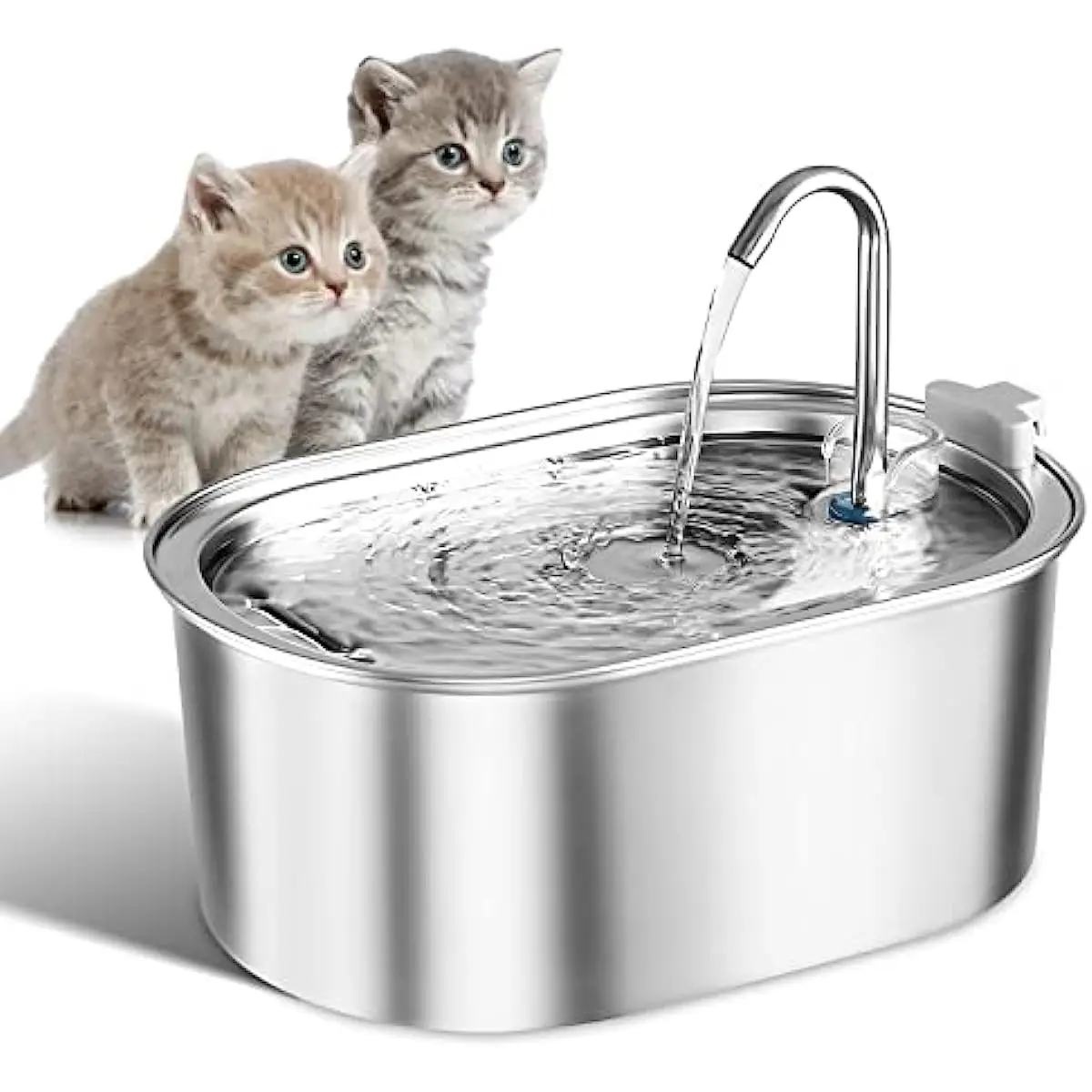 3-2L-Cat-Water-Fountain-Stainless-Steel-Automatic-Pet-Water-Dispenser ...
