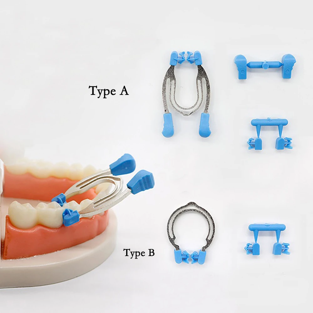 Dental-Matrix-Sectional-Contoured-Matrices-Clamps-Wedges-Metal-Spring ...