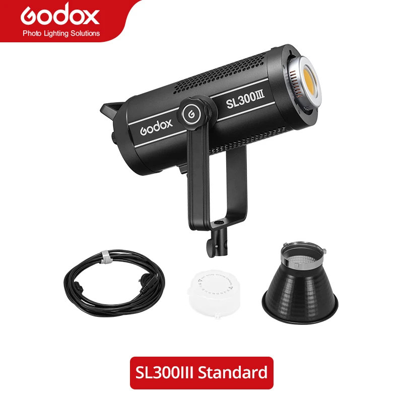 Godox SL300III 300W 5600K White Version LED Video Light Bowens Mount ...