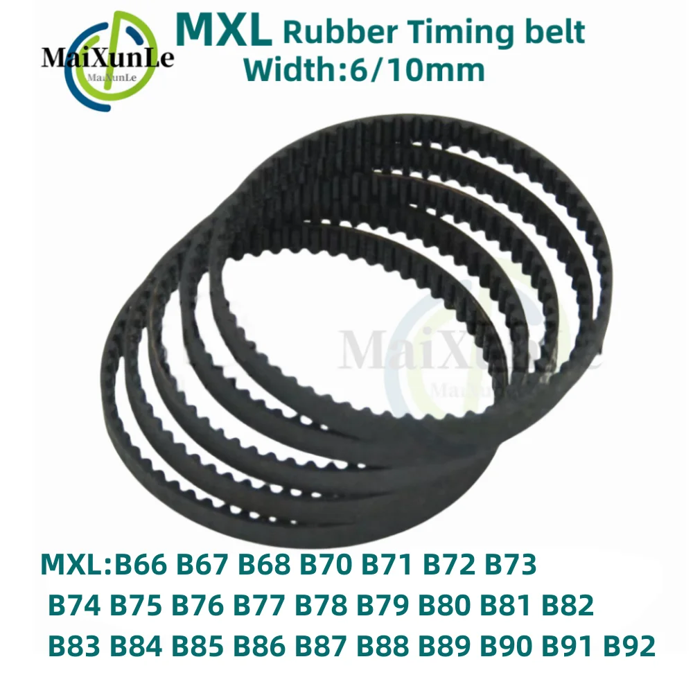 MXL-Synchronous-Timing-belt-B66-B67-B68-B70-B71-B72-B73-B74-B75-B76-B77 ...