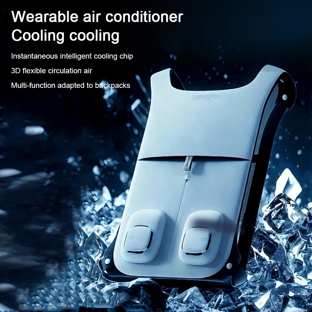 Semiconductor Cooling Back Pad Adjustable Air Conditioned Work Clothes ...