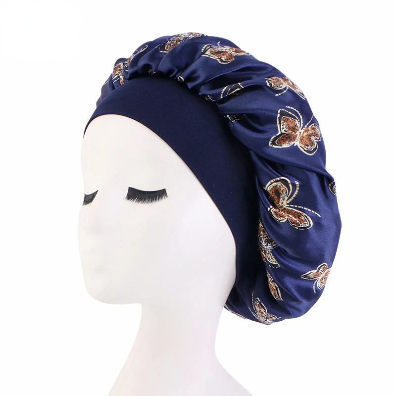 New-Satin-Hair-Cap-for-Sleeping-Invisible-Flat-Imitation-Silk-Round ...