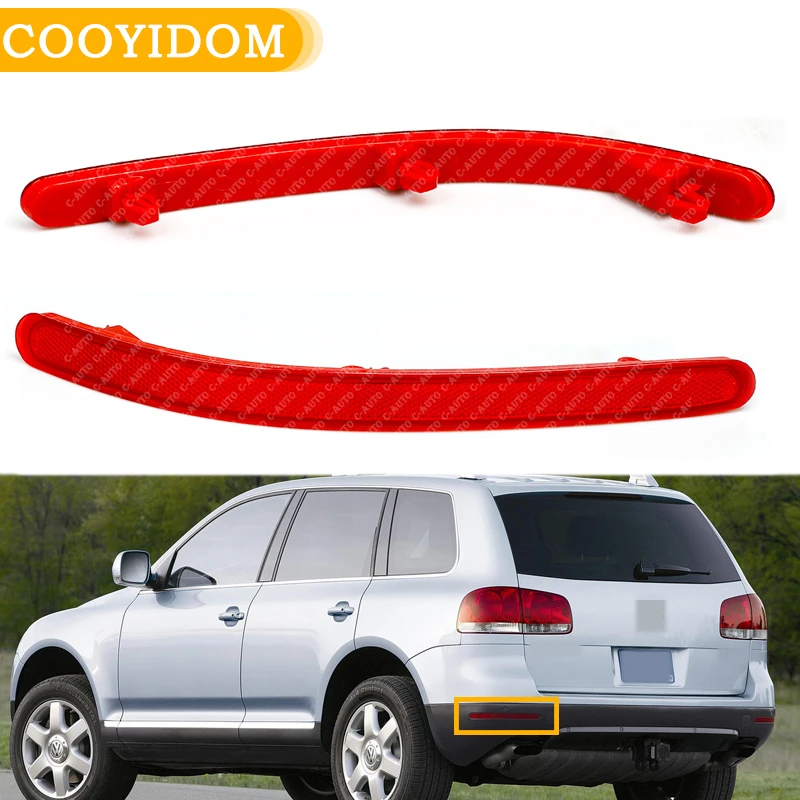 Car Left Right Tail Rear Bumper Reflector Light Rear Brake Lamp ...
