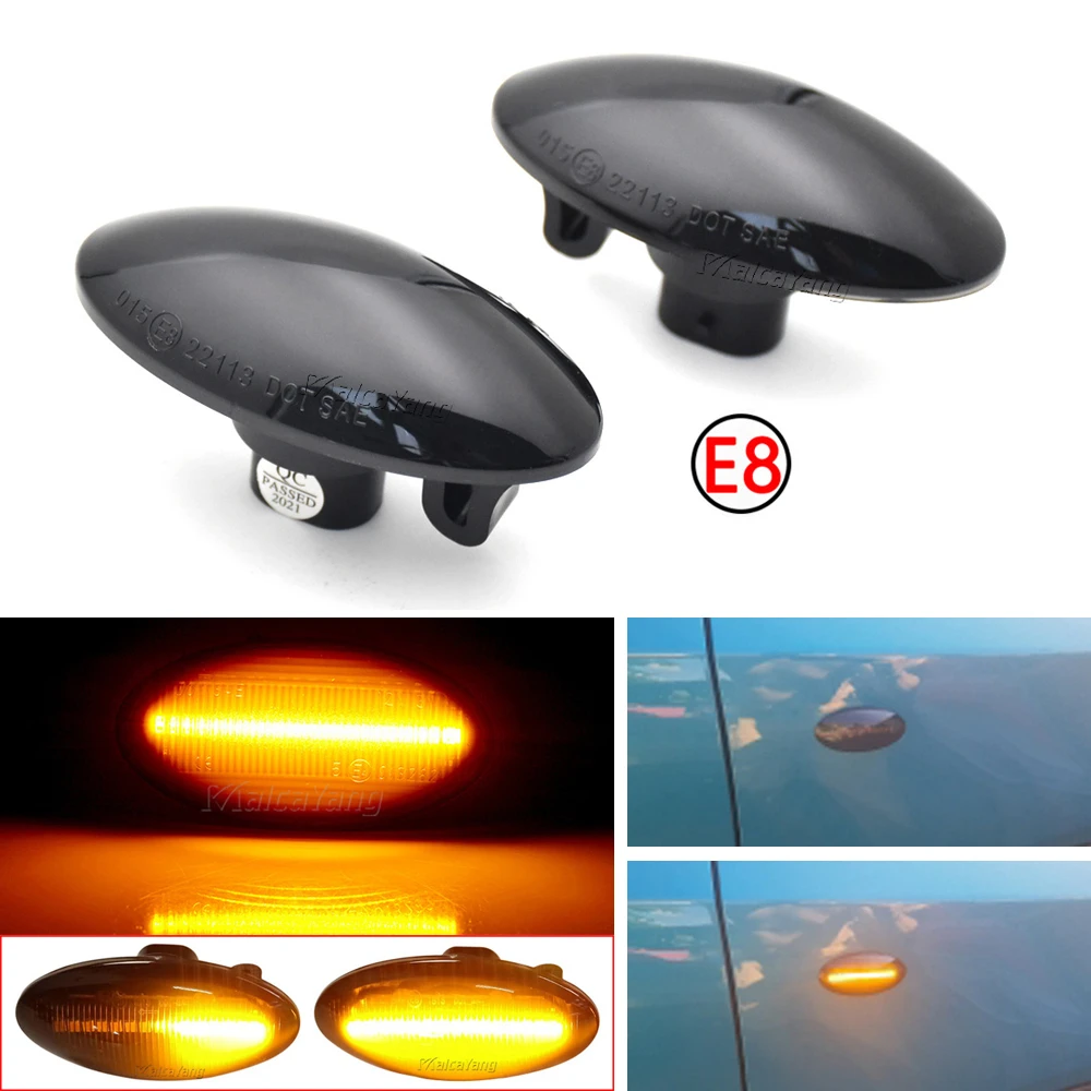 Dynamic LED Turn Signal Lights Side Marker Lamp For Suzuki Grand Vitara ...