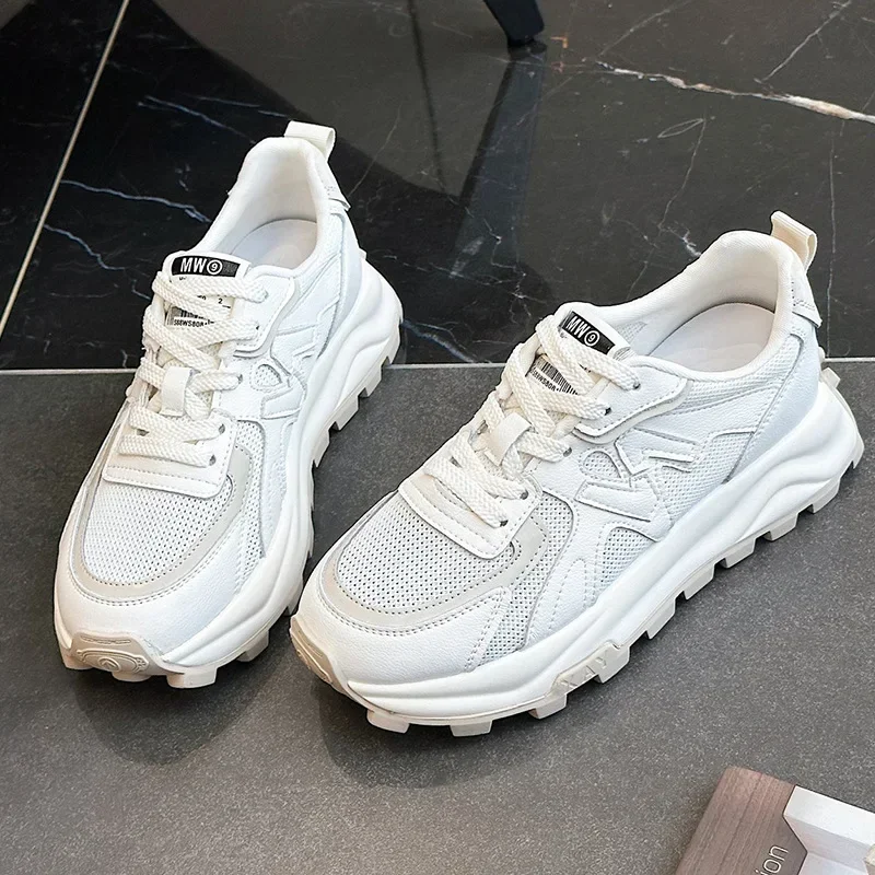 Mesh-daddy-shoes-women-s-spring-and-autumn-new-lace-up-non-slip-Agan ...