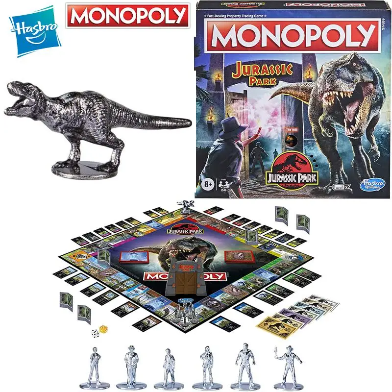 Jurassic Park Board Game | Monopoly Jurassic Park | Monopoly Board Game ...